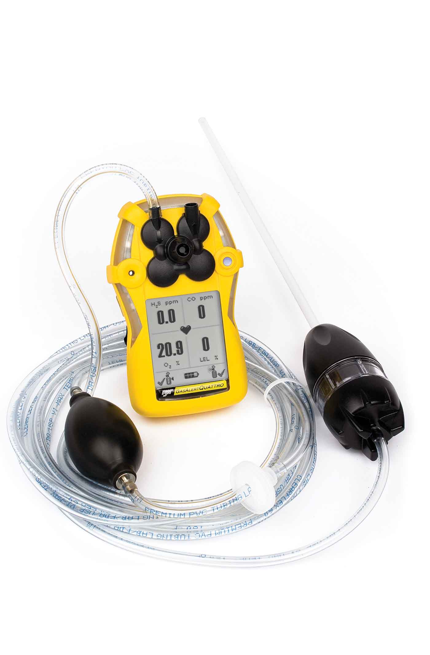 Four gas detector suitable for confined space entry – GasAlertQuattro ...